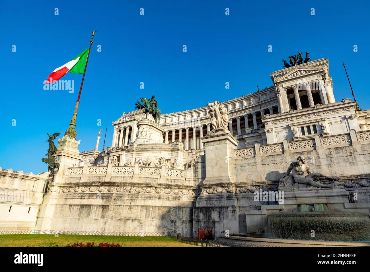 National Monument to Vittorio Emanuele II or Vittoriano, called Altare ...