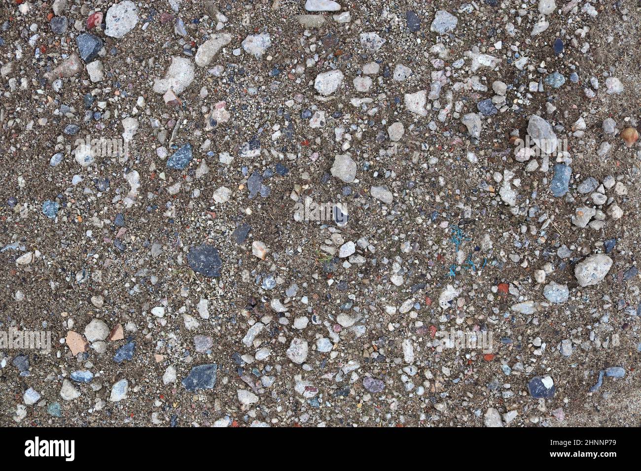 Detailed close up view on a brown sand ground texture in high ...