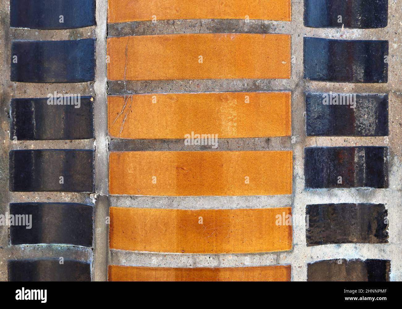 Detailed close up texture on structured floor tiles on a ground Stock ...