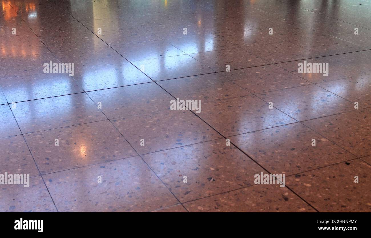 Detailed close up texture on structured floor tiles on a ground Stock ...