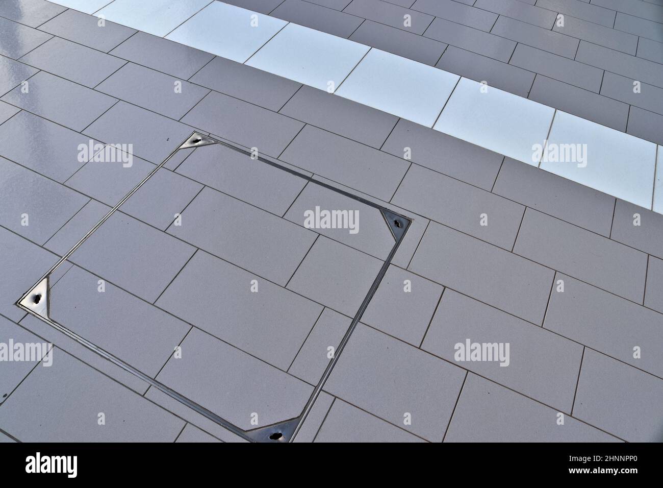 Detailed close up texture on structured floor tiles on a ground Stock ...