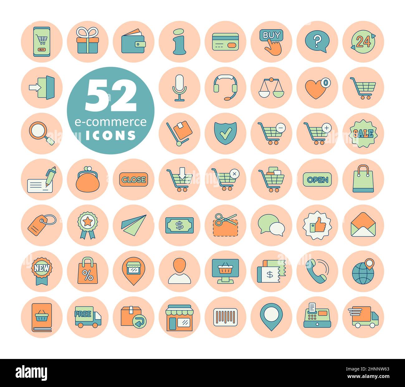 E commerce icon hi-res stock photography and images - Alamy