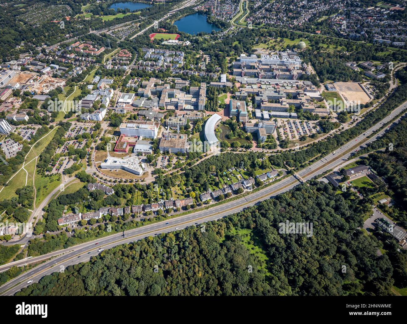 Heinrich heine university in the bilk district of dusseldorf hi-res ...