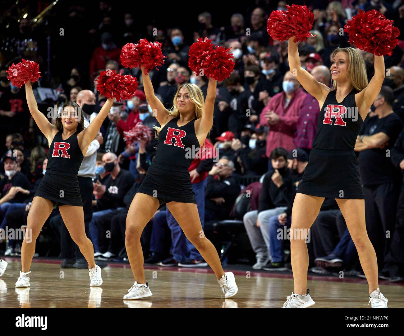 Rutgers scarlet knights cheerleaders hi-res stock photography and ...