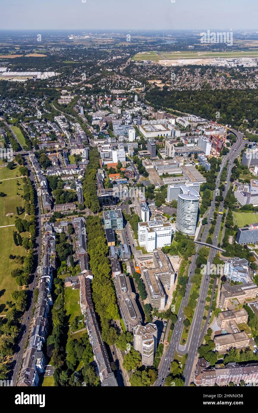 Aerial view, location view as well as construction site and new ...