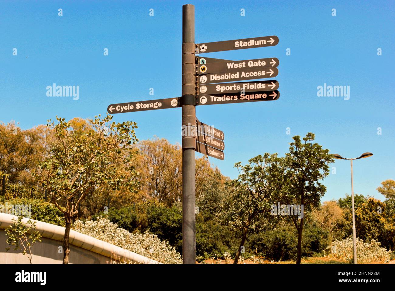 African road sign directions signs hi-res stock photography and images ...