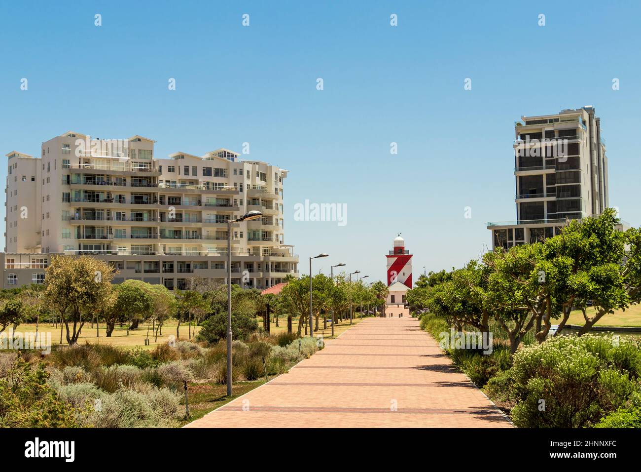 Mouille Point at Green Point Park Cape Town, South Africa Stock Photo ...