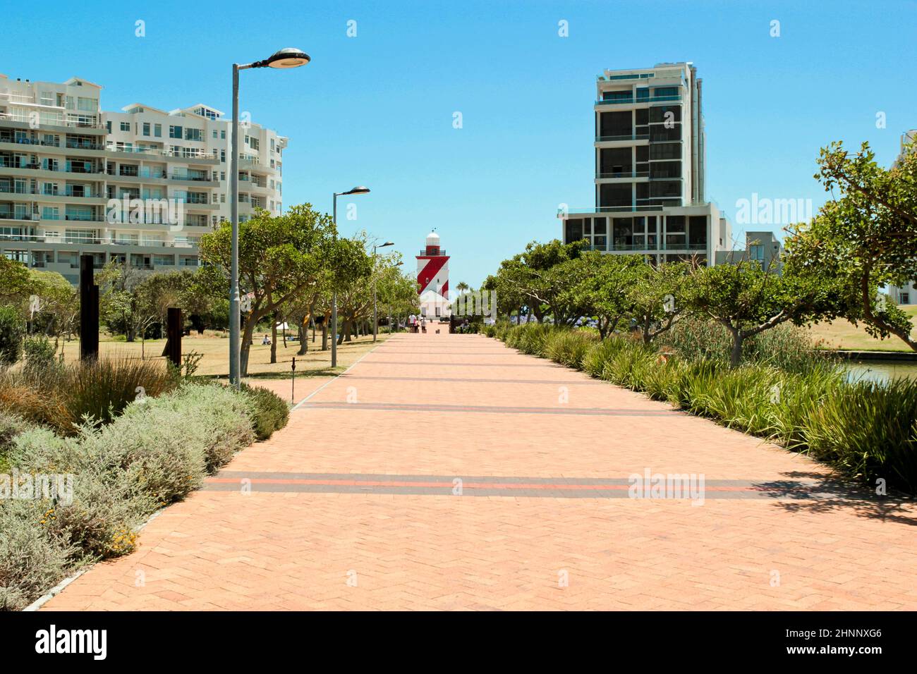 Mouille Point at Green Point Park Cape Town, South Africa Stock Photo ...