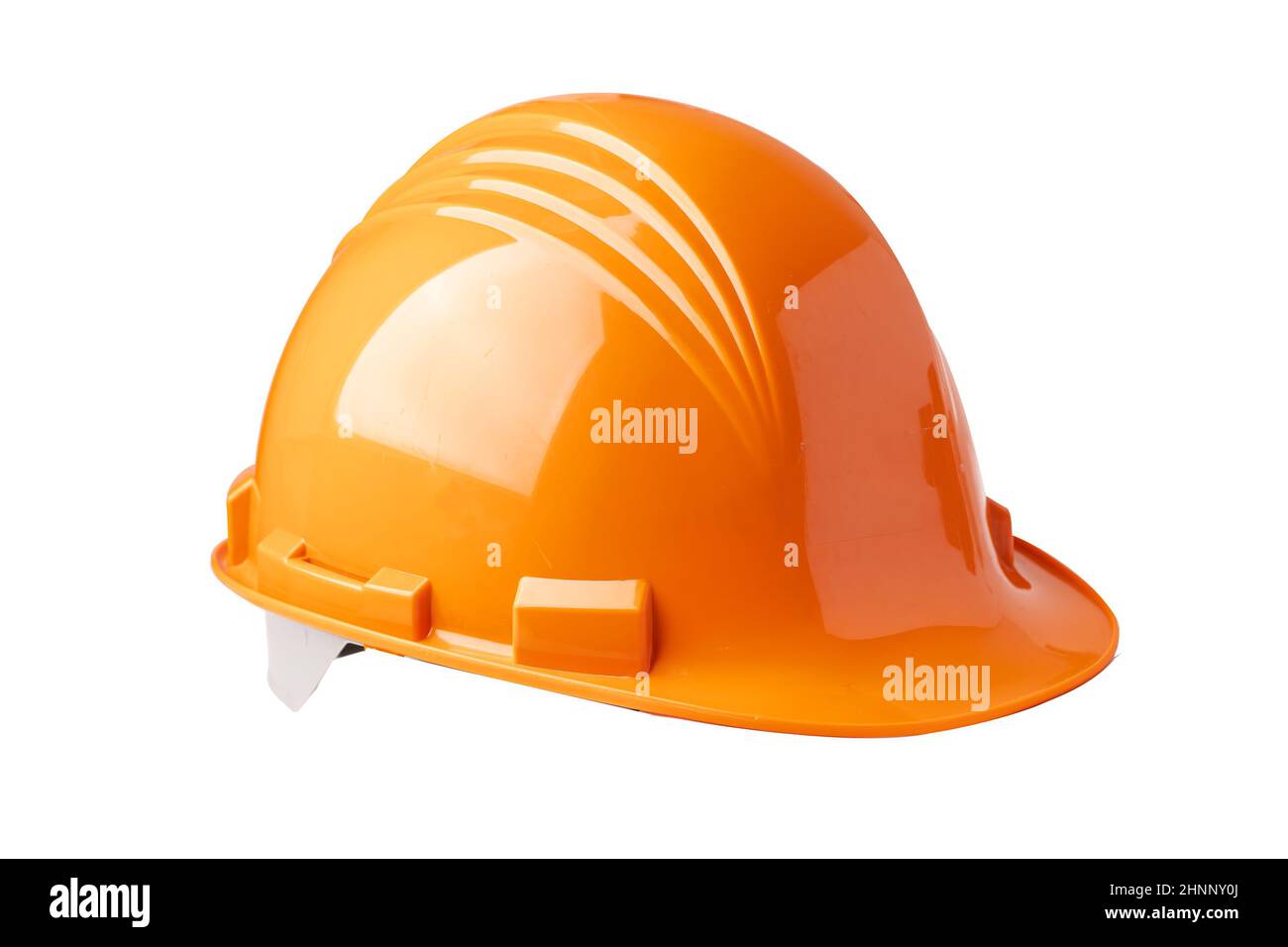 Yellow construction helmet with blueprint, engineer safety concept ...