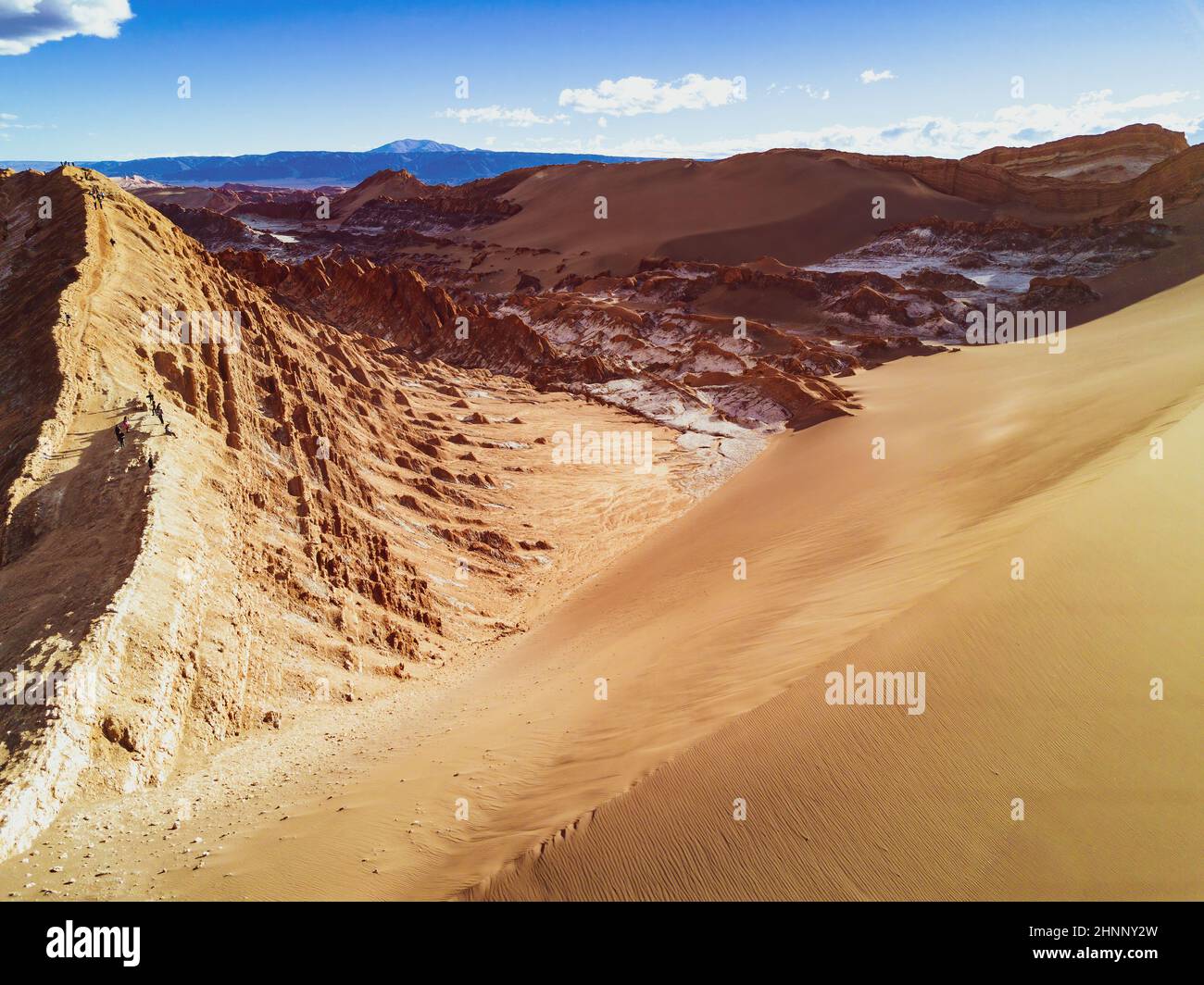 Dunes in Valle de la Luna, Atacama desert, Chile Stock Photo - Alamy