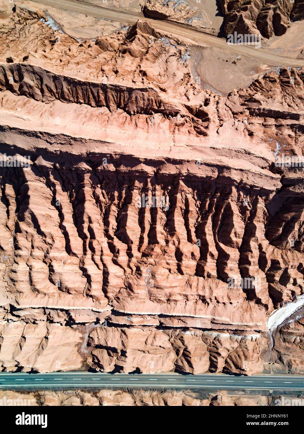 Dragon's teeth canyons, Atacama Desert, Chile Stock Photo - Alamy