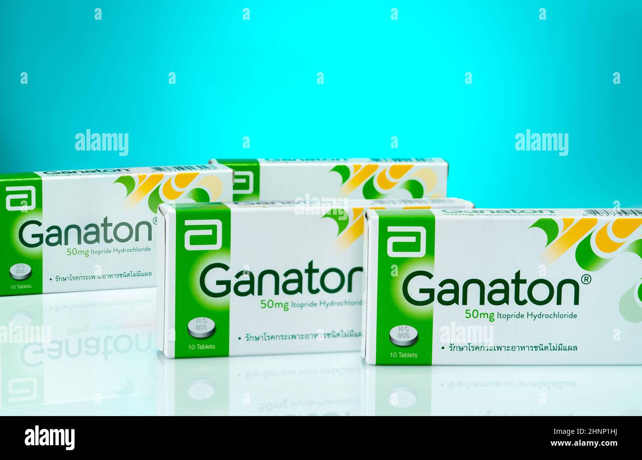 CHONBURI, THAILAND-NOVEMBER 22, 2021 : Ganaton product of Abbott ...