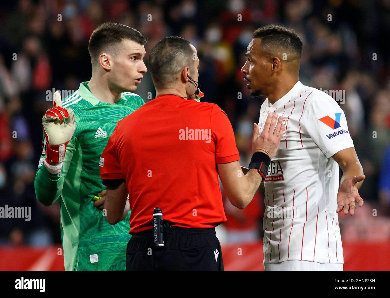 Sevilla, Spain. 17th Feb, 2022. 17th February 2022; Stadium Ramon ...