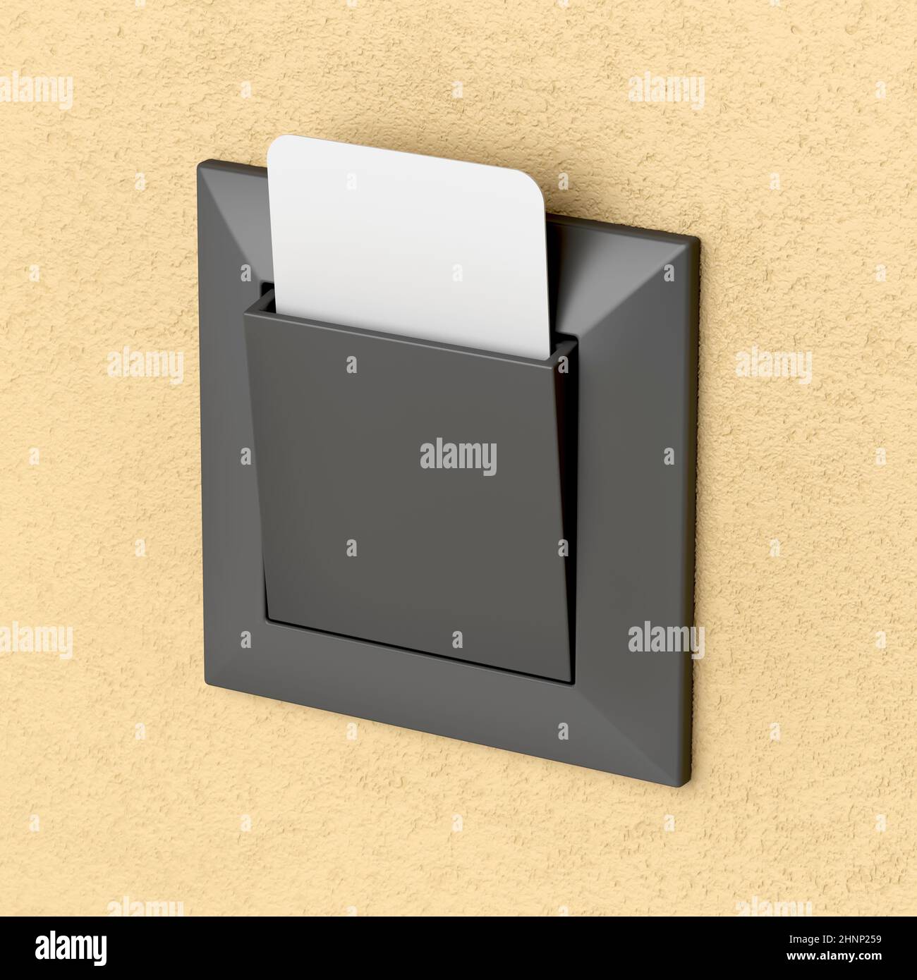 Key card reader on the wall in the hotel room Stock Photo - Alamy