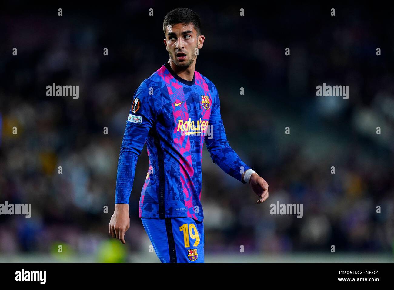 Ferran Torres of FC Barcelona during the UEFA Europa League match ...