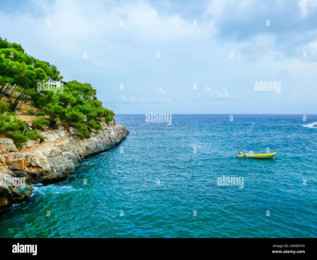 Cala santanyi bay beach panoramic hi-res stock photography and images ...