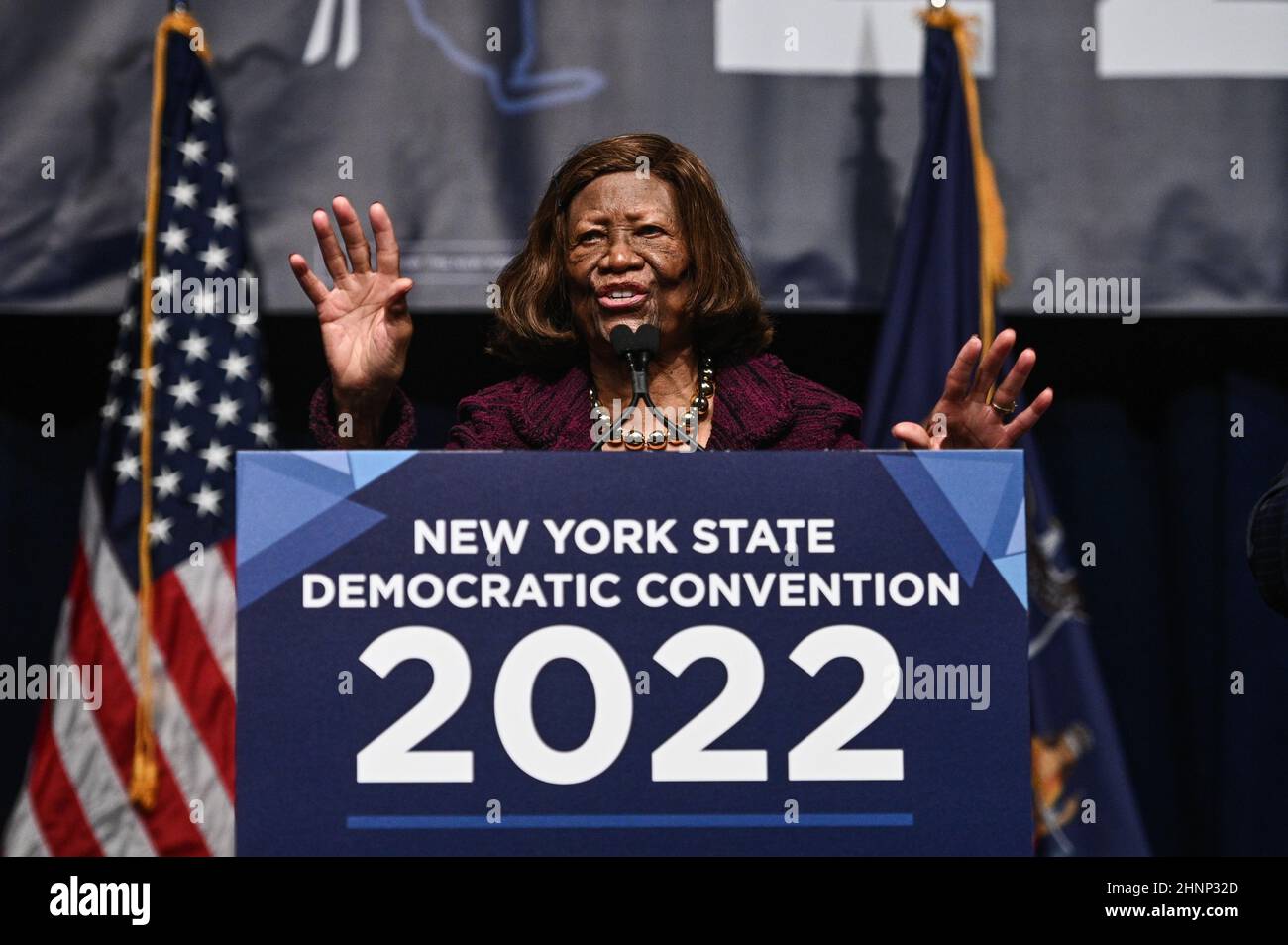 Dr. Hazel N. Dukes, President of the NAACP New York State Conference ...