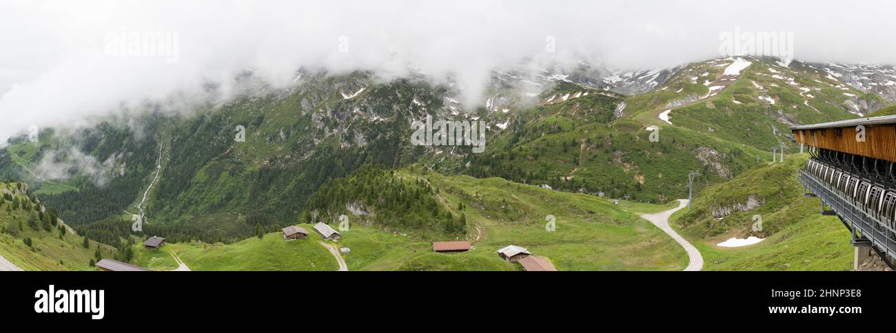 hiking in the high mountains of Tirol Stock Photo - Alamy