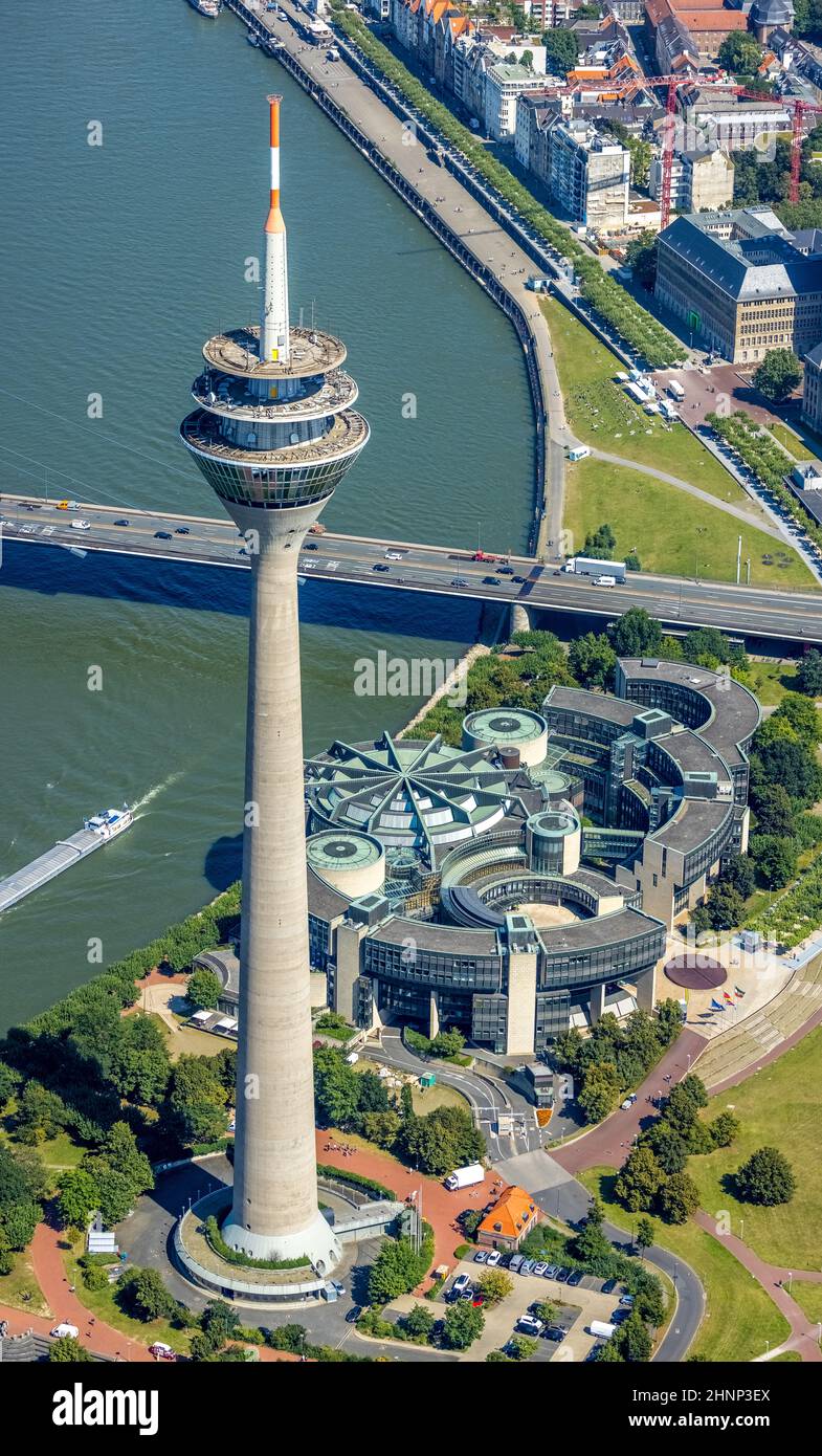 Luftbild rheinturm hi-res stock photography and images - Alamy