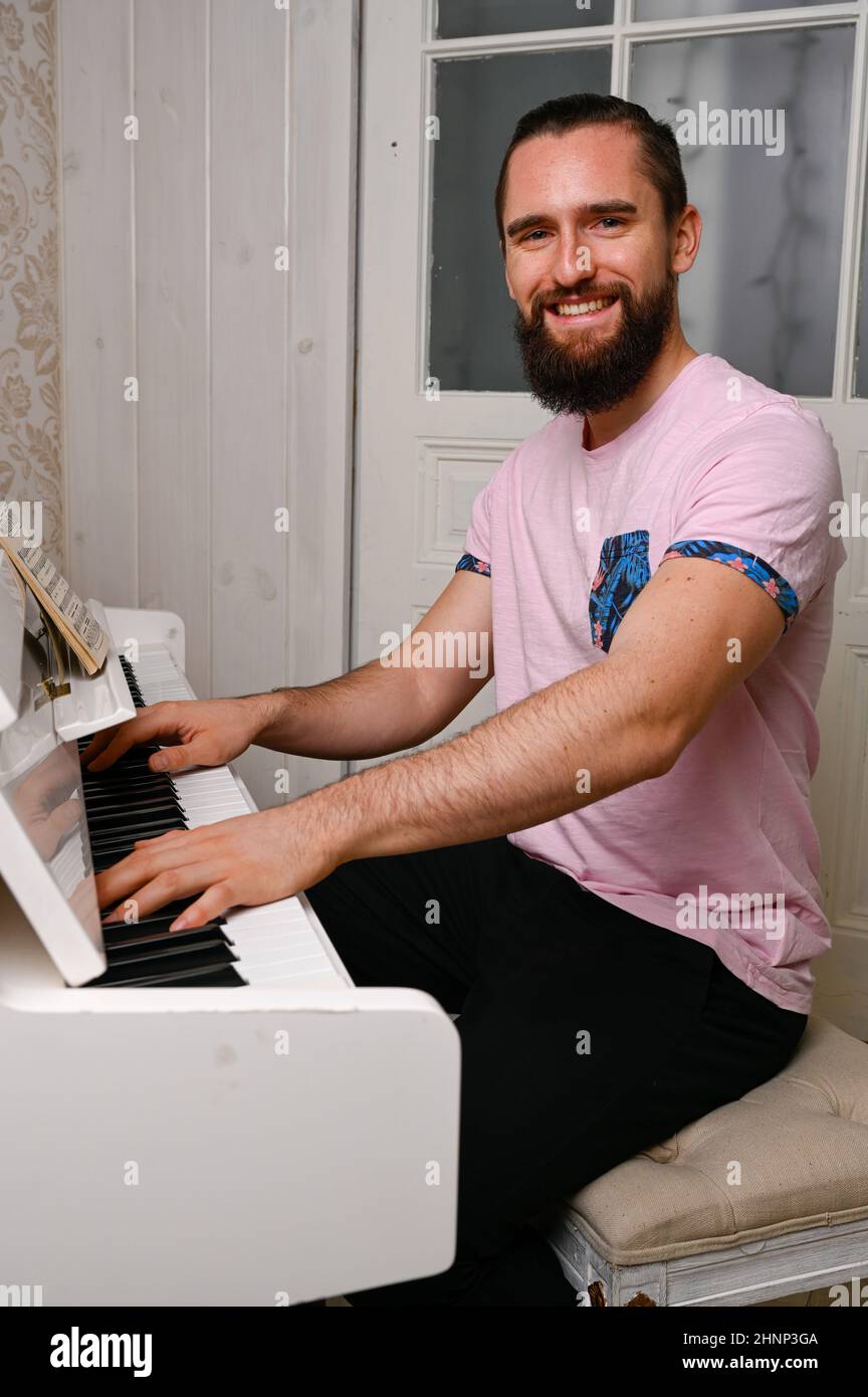 The Piano Player II Stock Photo - Alamy