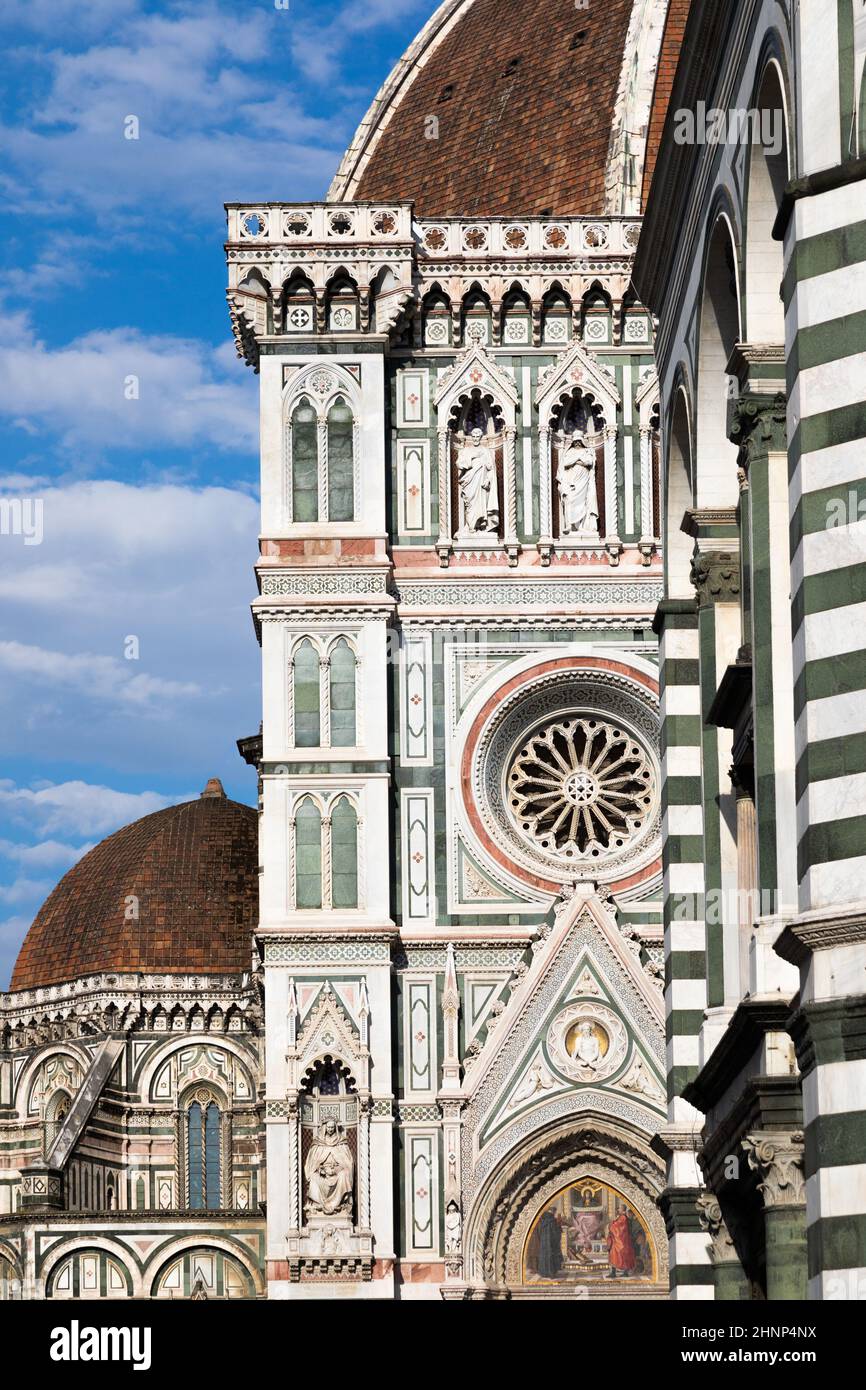Florence, Italy. The romantic and colorful cathedral - also named Duomo ...