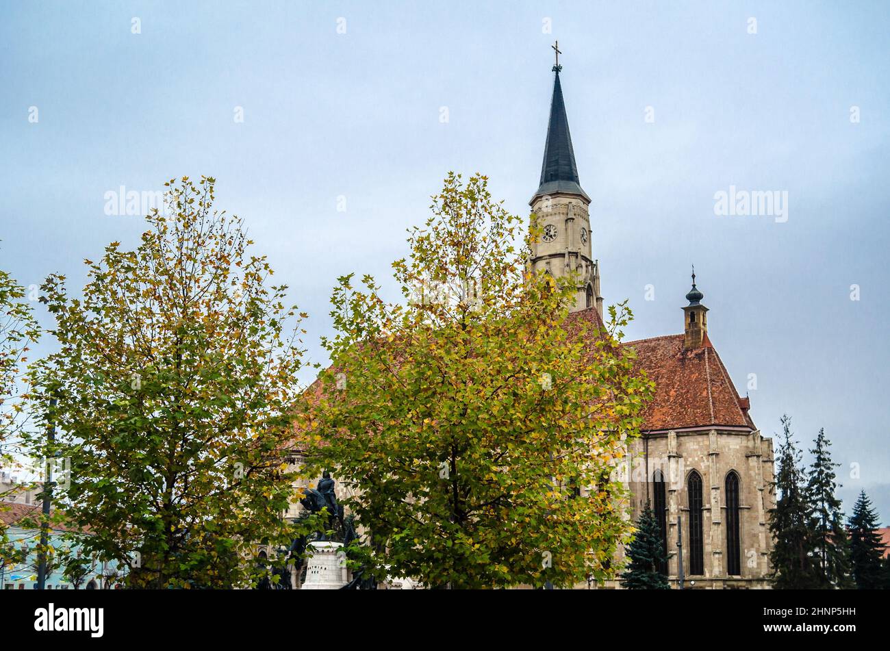 Gothic cathedral in Cluj-Napoca, Romania Stock Photo - Alamy
