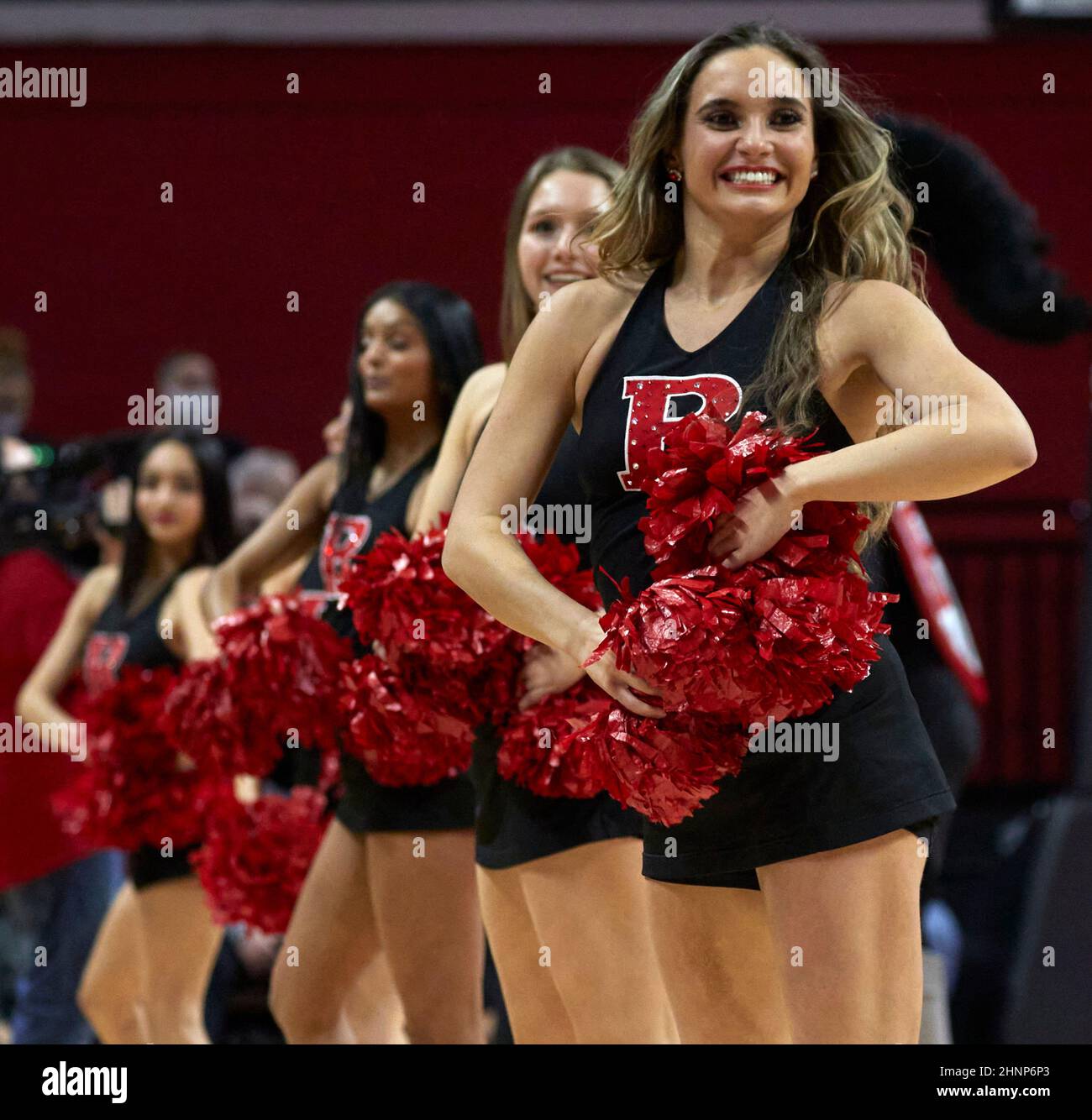 Rutgers scarlet knights cheerleaders hi-res stock photography and ...