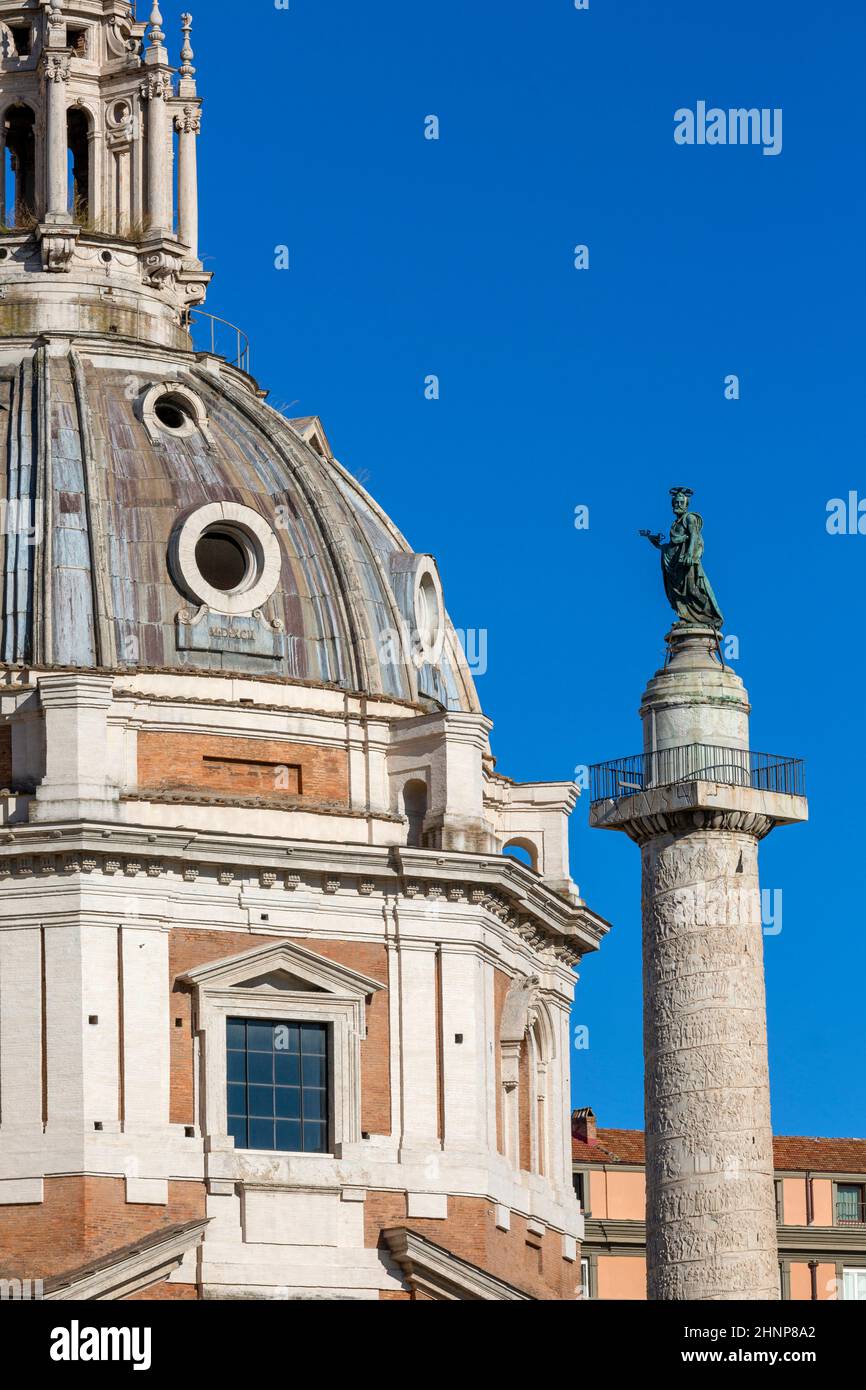 Trajan column dome church hi-res stock photography and images - Alamy