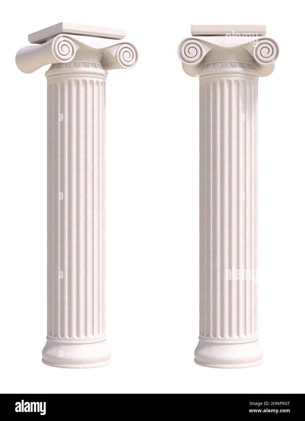 On tall stone corinthian column Cut Out Stock Images & Pictures - Alamy