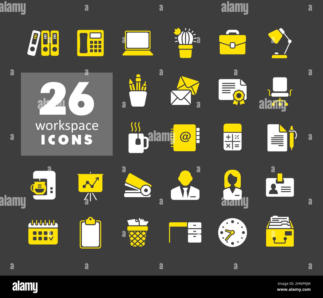 Workspace outline icon. Workspace sign. Graph symbol for your web site ...