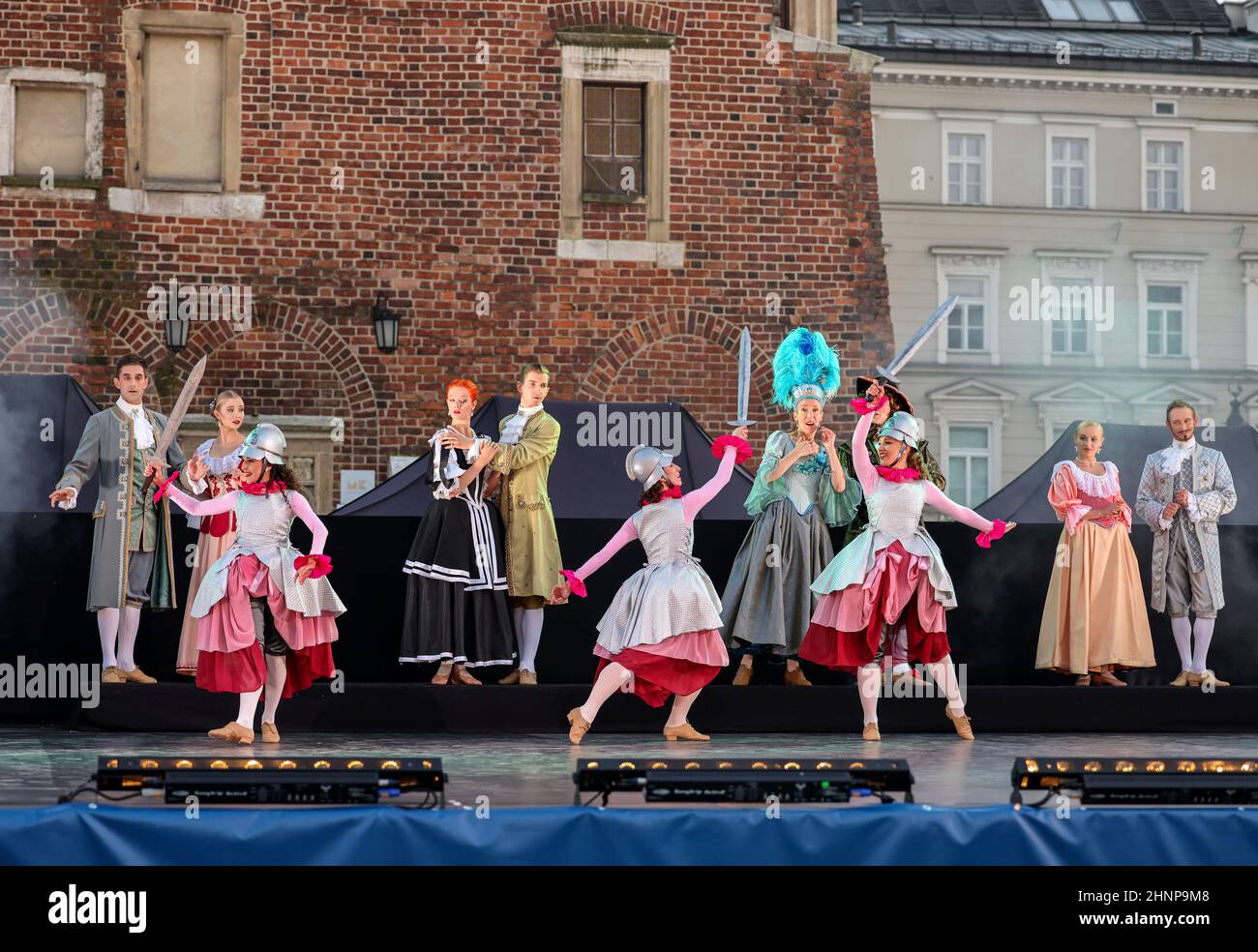Krakow, Poland - 22nd Cracovia Danza Court Dance Festival Stock Photo ...