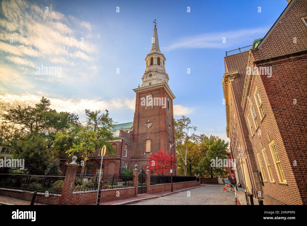 Philadelphia colonial brick hi-res stock photography and images - Alamy