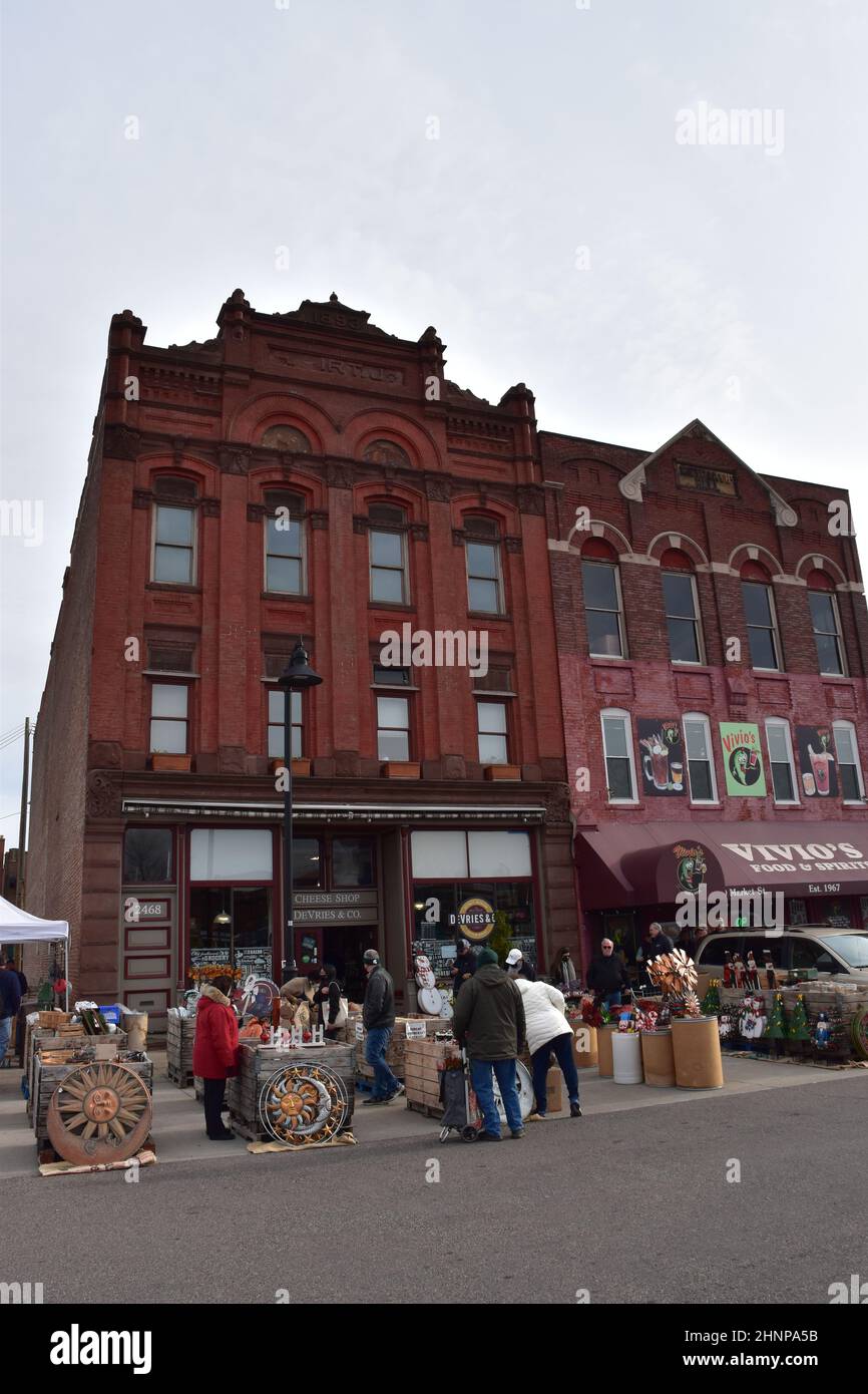 Grand historic original 1880s shopfronts in the Eastern Market area of ...