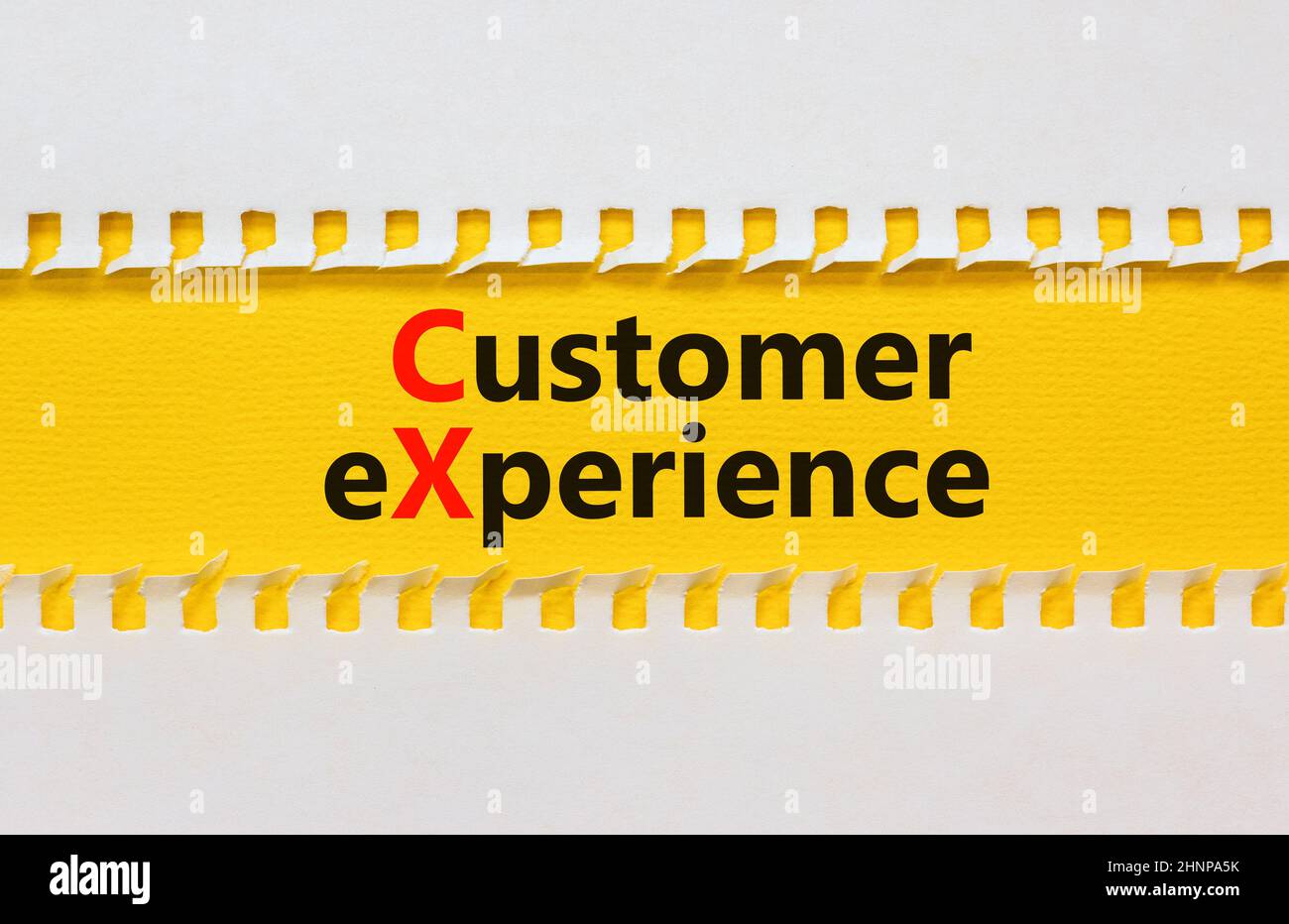 CX customer experience symbol. Concept words CX customer experience on ...