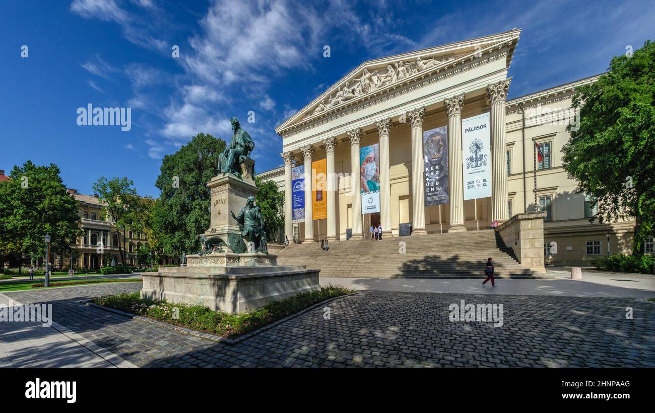 Hungarian National Museum in Budapest Stock Photo - Alamy
