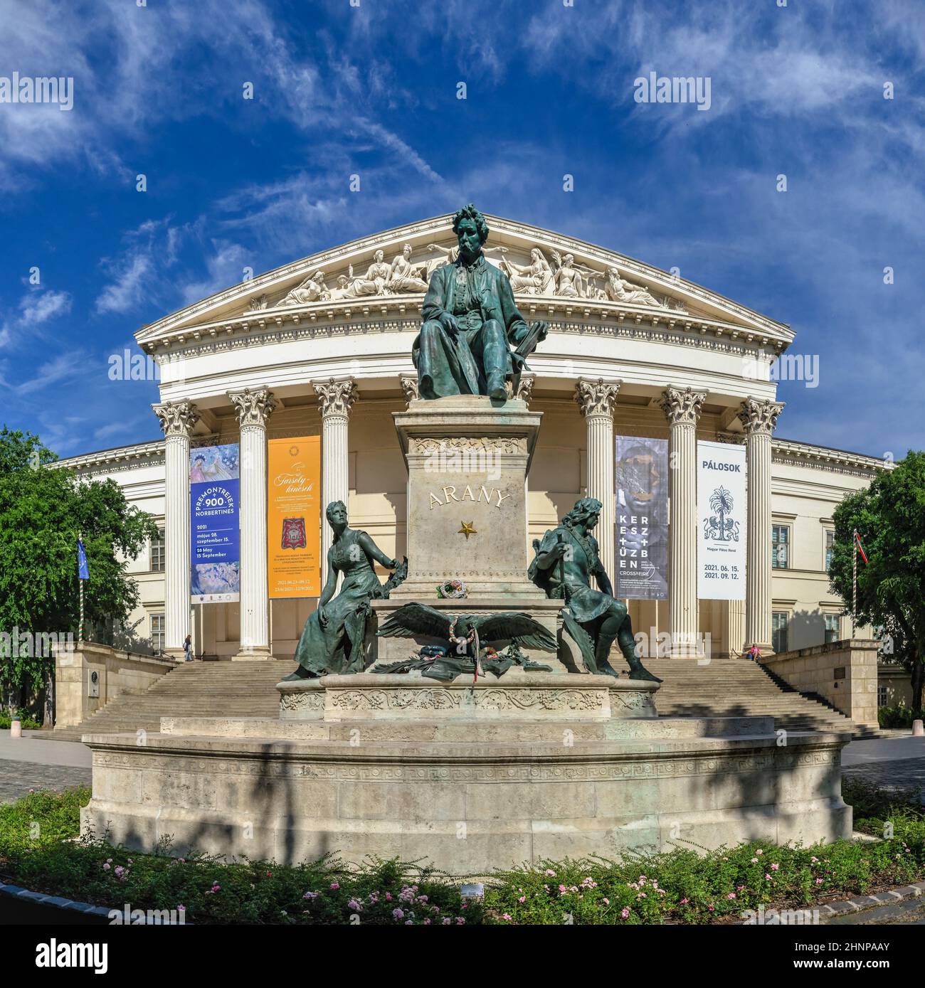 Hungarian National Museum in Budapest Stock Photo - Alamy