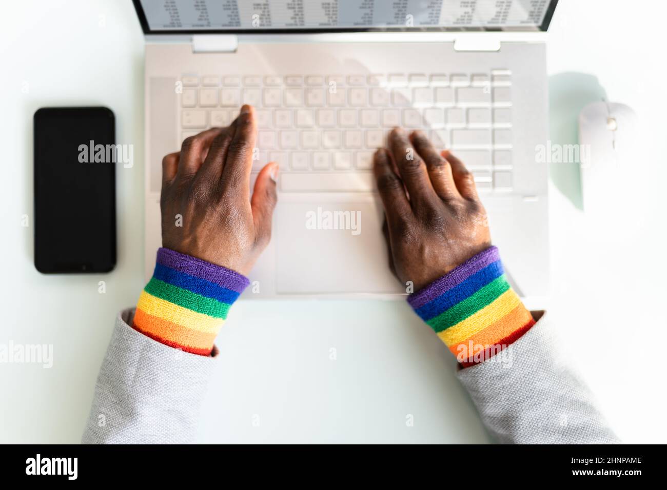Inclusion And Staff Diversity At Work. Workplace Equality Stock Photo ...