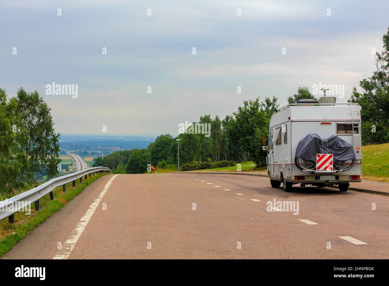 Camper van roadside hi-res stock photography and images - Alamy