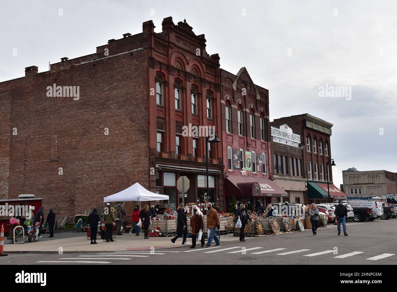 Grand historic original 1880s shopfronts in the Eastern Market area of ...
