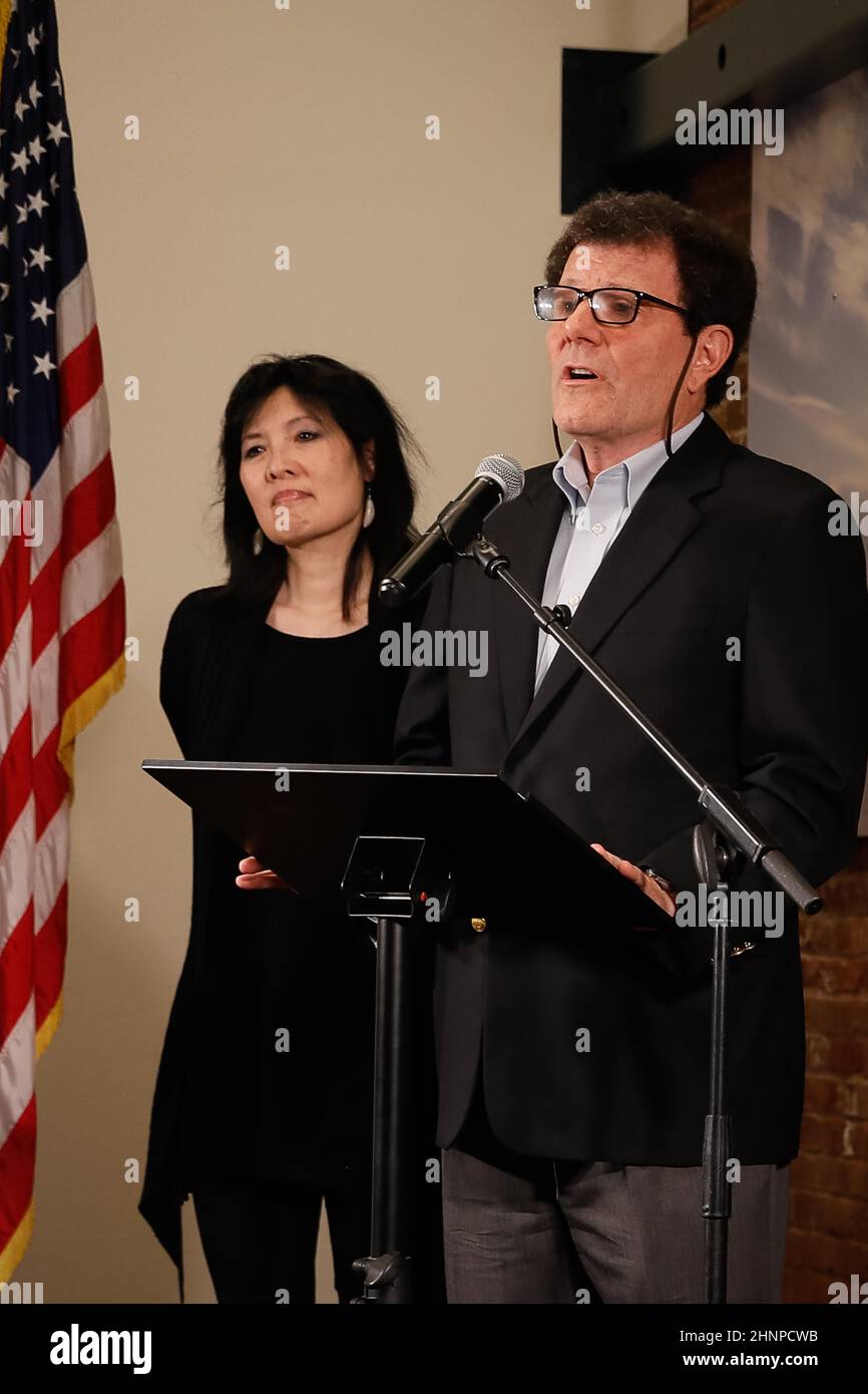 Portland, USA. 17th Feb, 2022. Nicholas Kristof, former New York Times ...