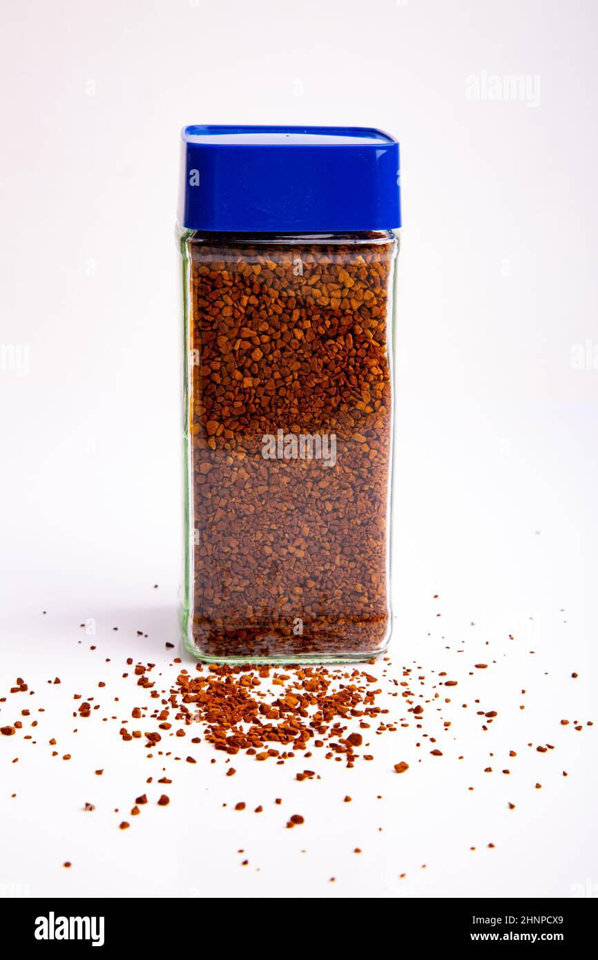Soluble powdered coffee in glass hi-res stock photography and images ...