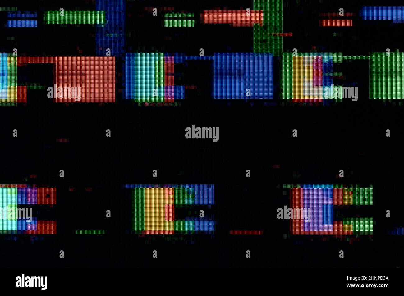 Pixel pattern of a digital glitch Stock Photo - Alamy