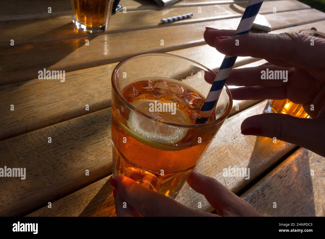 Straw drinks hi-res stock photography and images - Alamy
