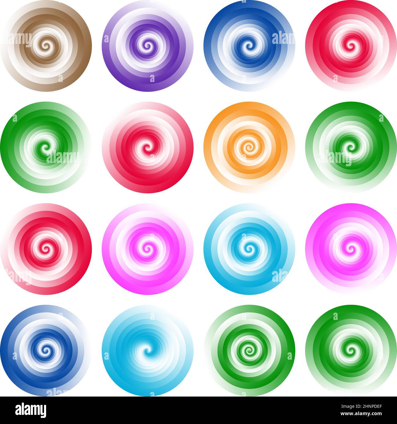 Geometric circle design shape with random shaded, gradient fill - stock ...