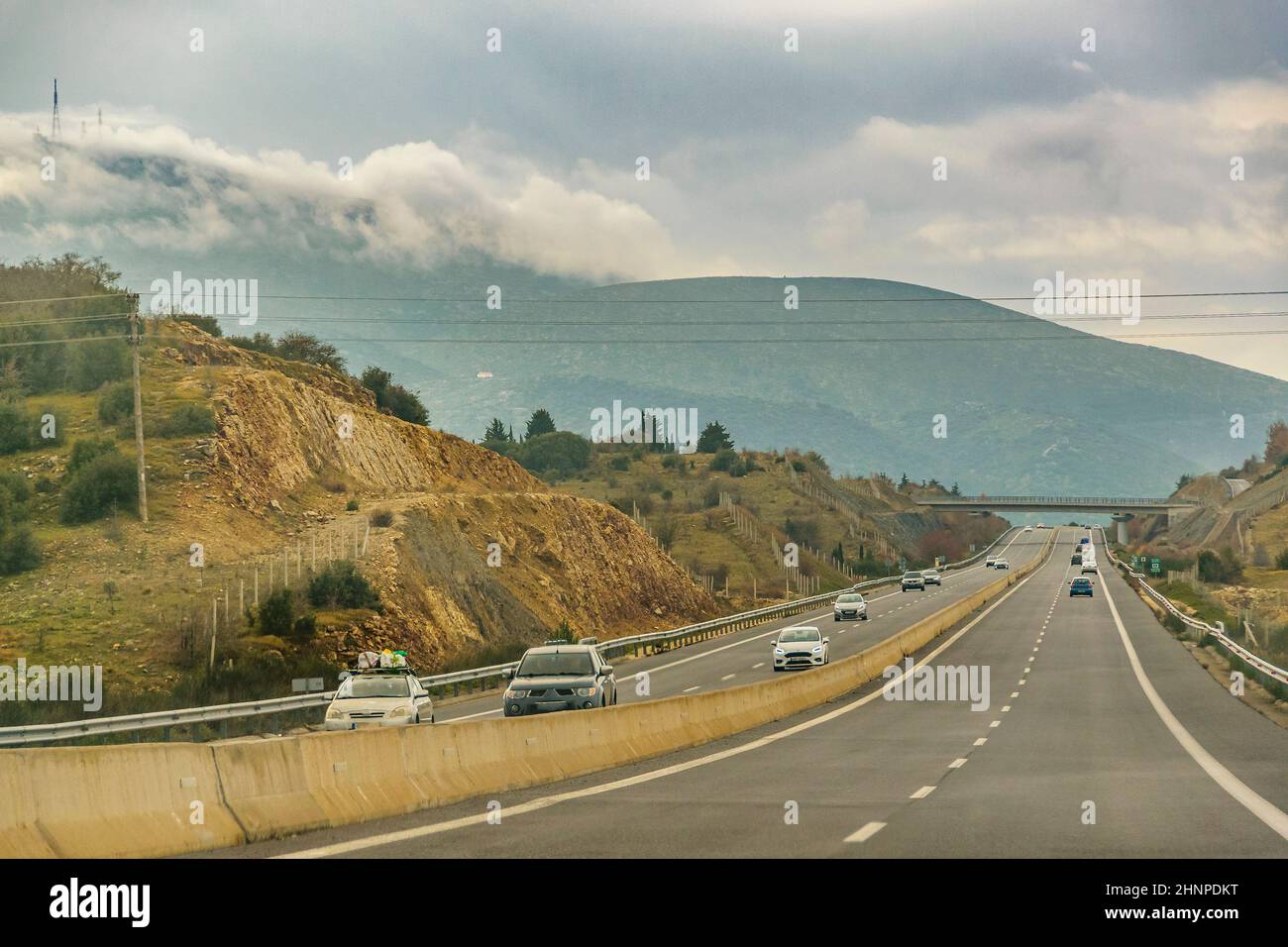 Greek highway hi-res stock photography and images - Alamy