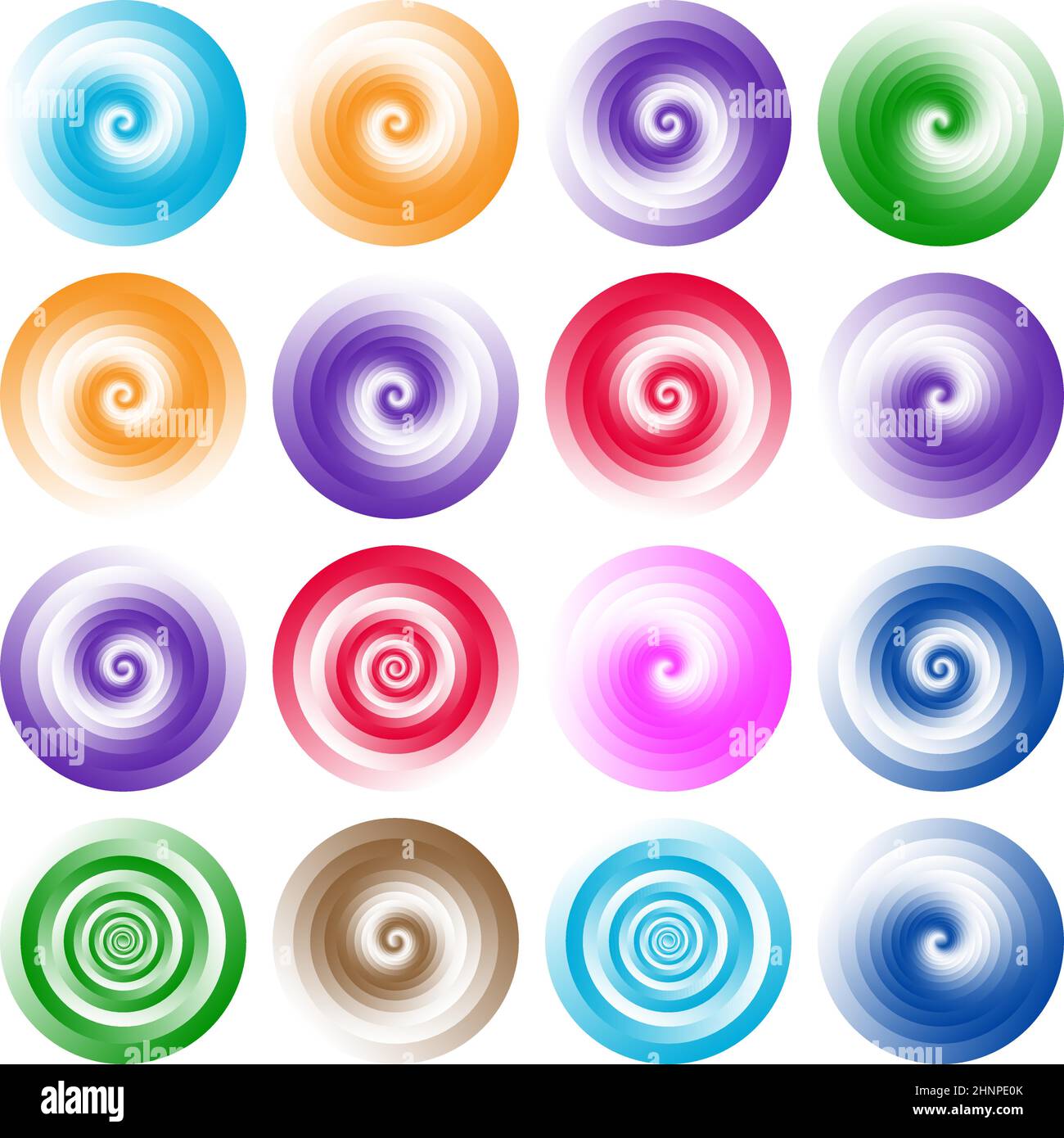 Geometric circle design shape with random shaded, gradient fill - stock ...