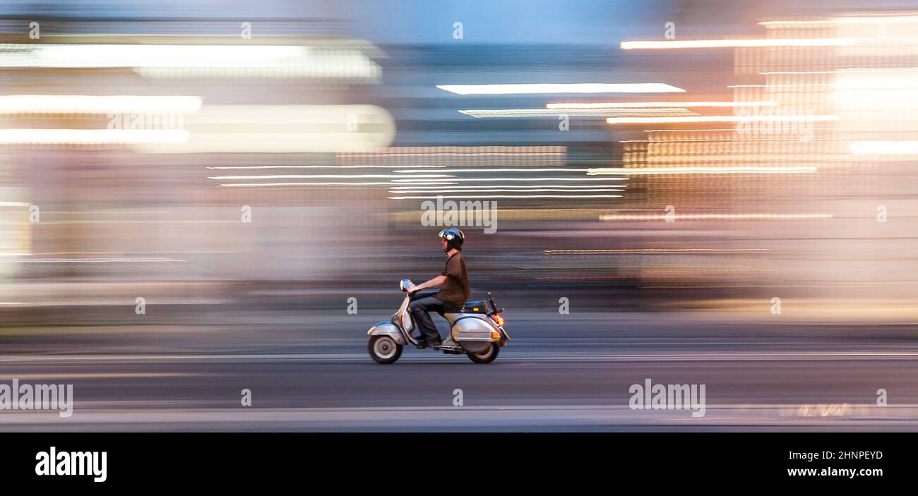 Driving motorbike hi-res stock photography and images - Alamy