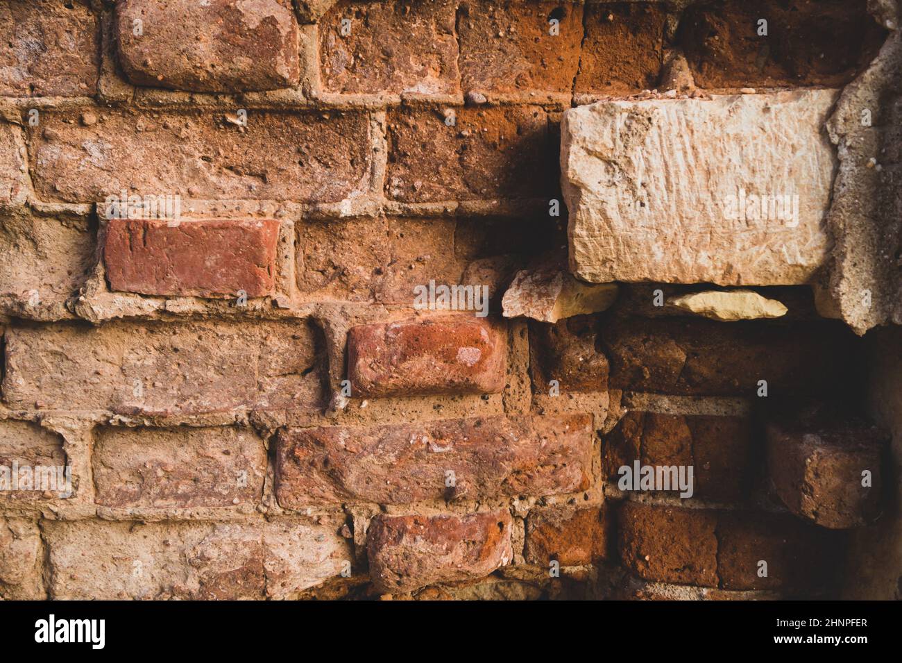 Old brick wall. stone wall background. abstract brown grunge texture ...