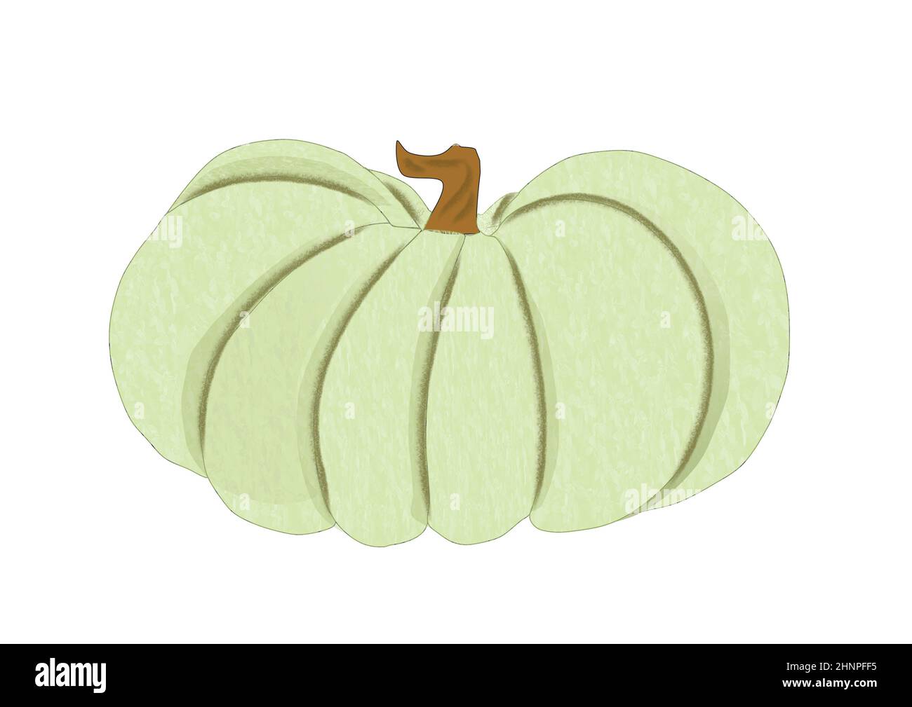 Green Pumpkin Clipart