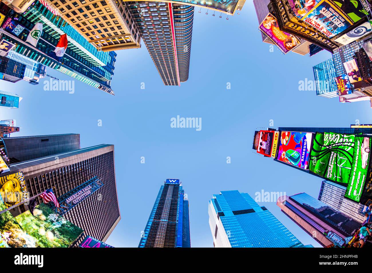 Times Square, featured with Broadway Theaters and huge number of LED ...